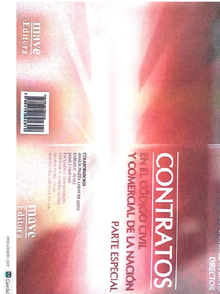 Libro Contrato Parte Especial Sanchez Marino | PDF