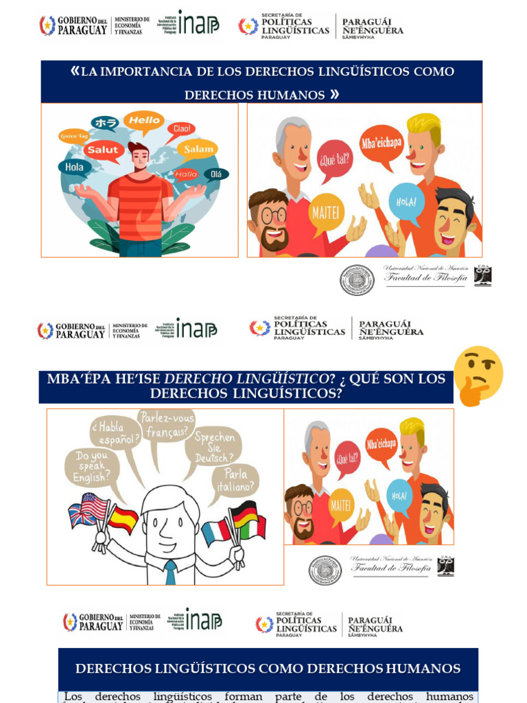 02 Importancia de La Atención de Los Derechos Lingûísticos. | PDF ...