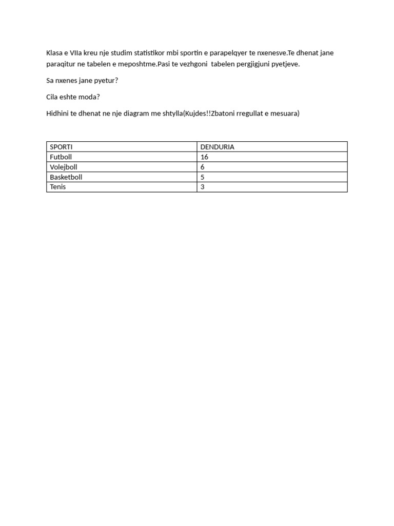 Studim Statistikor | PDF