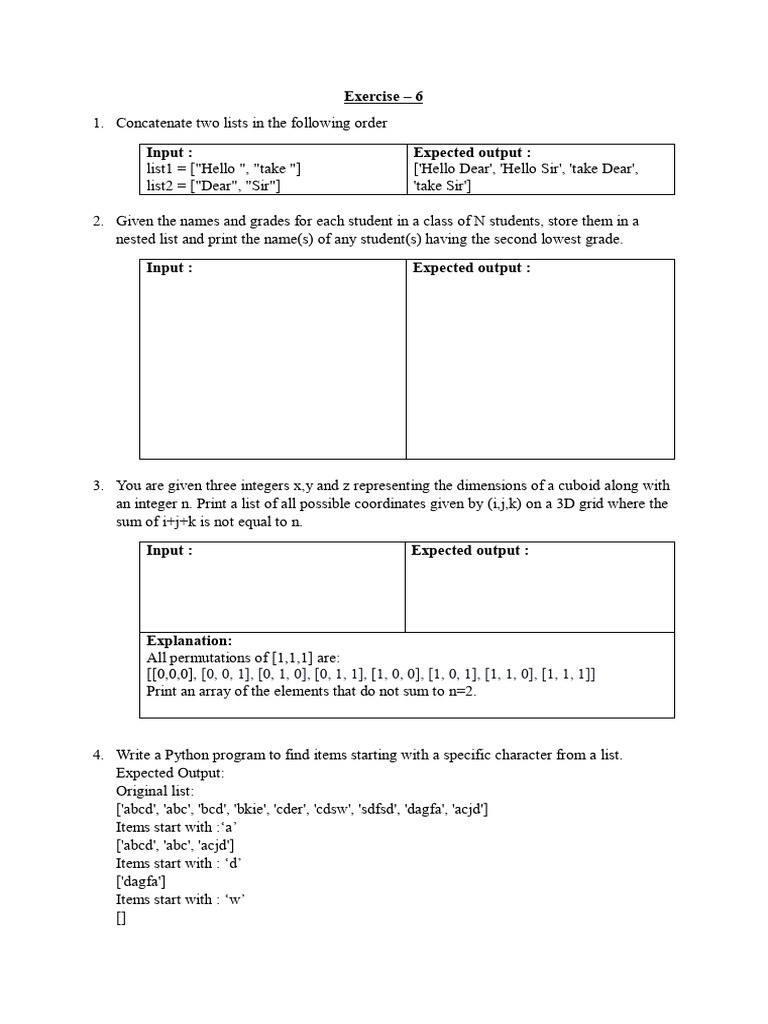 Exercise-6 (1) | PDF