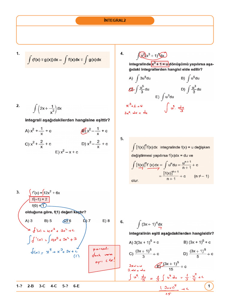 İNTEGRAL2 | PDF