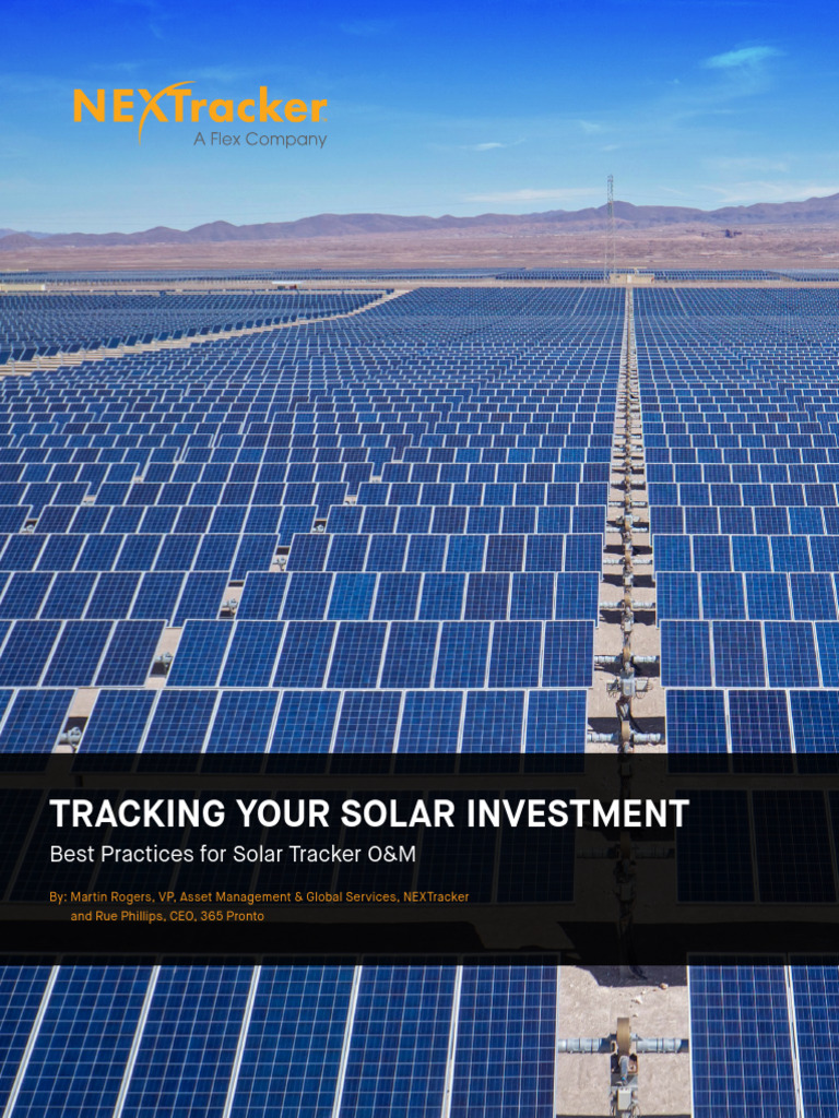 Nextracker OandM-WhitePaper FINAL April-2017 MKT-000059 | PDF | Photovoltaics | Reliability ...