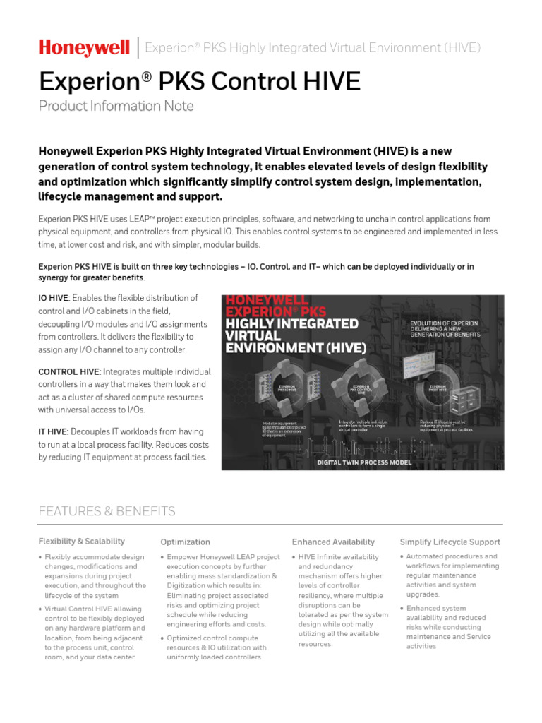 PMT Hps Pin Experionpks Control Hive | PDF | Load Balancing (Computing) | Data Center