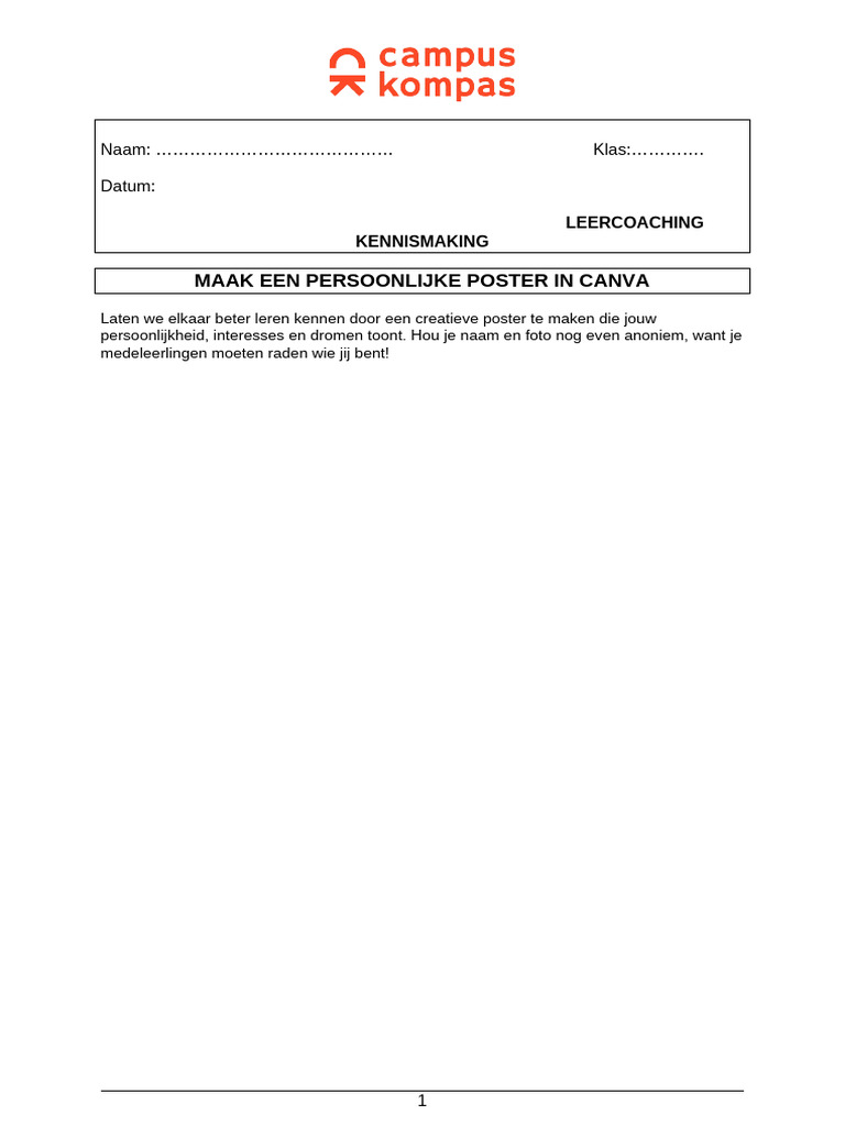 Kennismaking | PDF