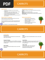 Carrots | PDF | Carrot | Agriculture