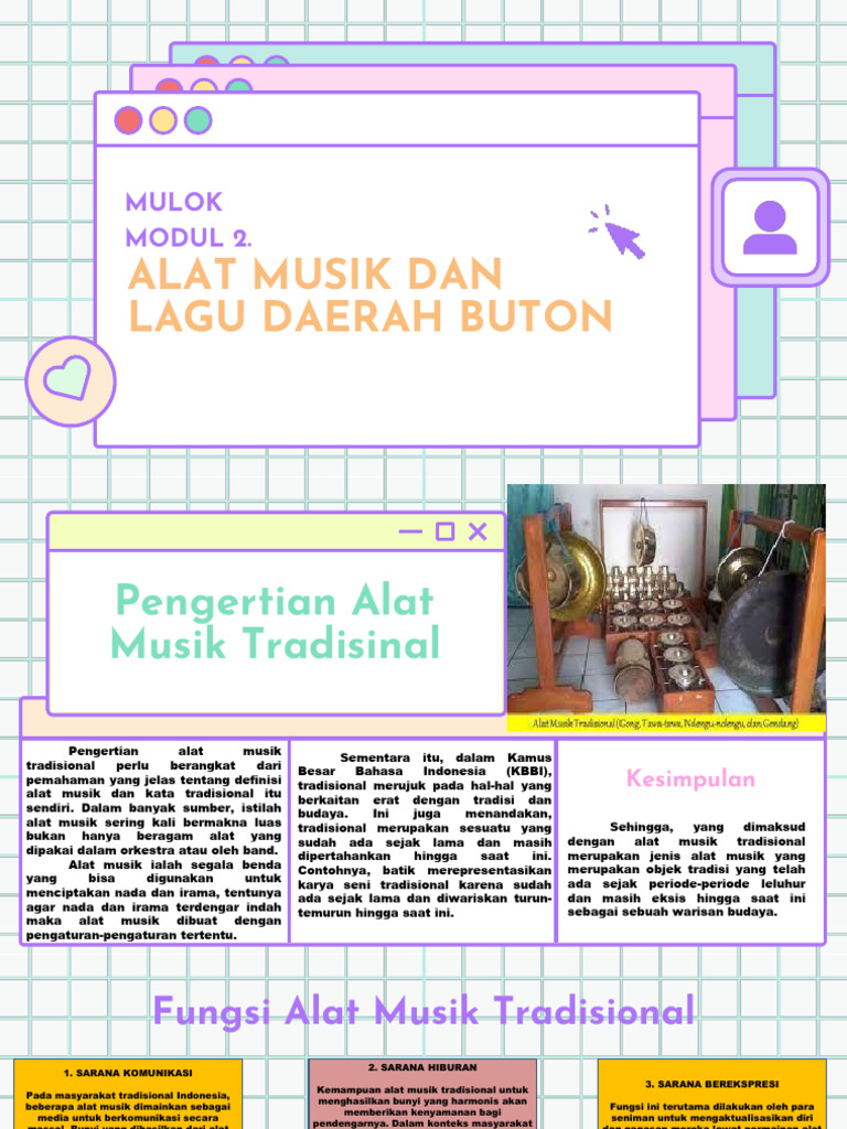 Alat Musik dan Lagu Daerah Buton | PDF