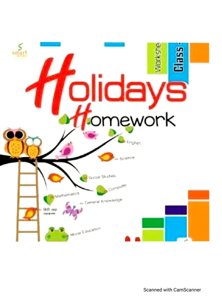 Class - 3 Holiday Homework (1) | PDF