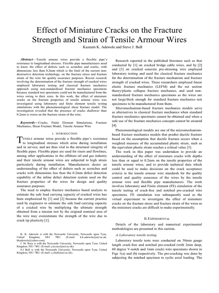 Adewole2012 - Effect of Miniature Cracks On The Fracture Strength and ...