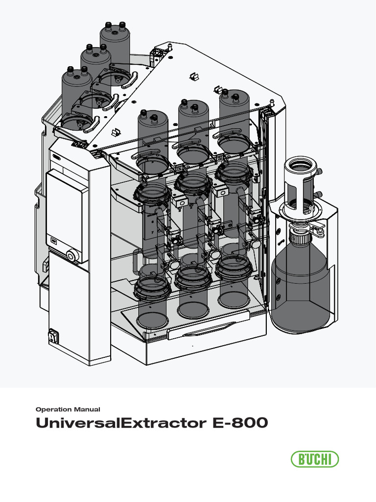 Universalextractor E-800: Operation Manual | PDF | Menu (Computing) | Personal Protective Equipment