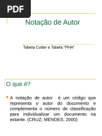 Tabela de Cutter - Orientações | PDF | Biblioteconomia | Ciência da ...