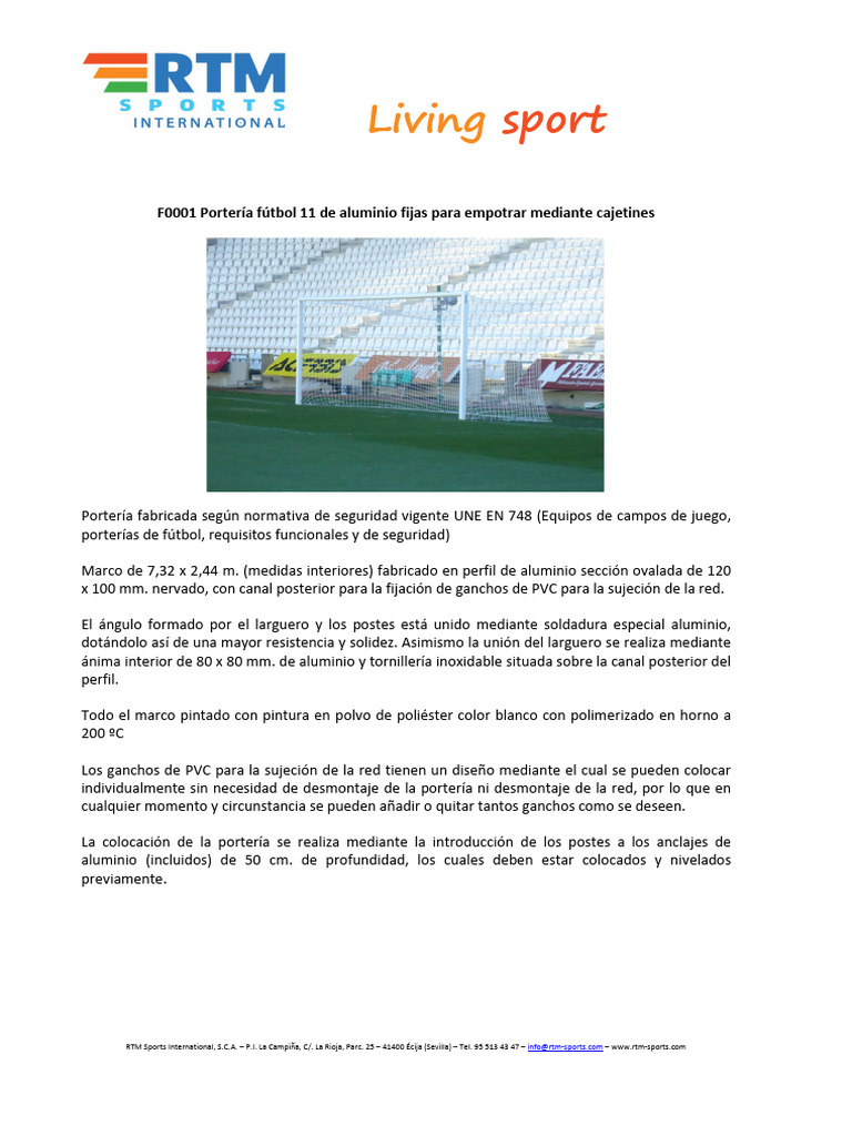 F0001-2 Porterias F11 | PDF