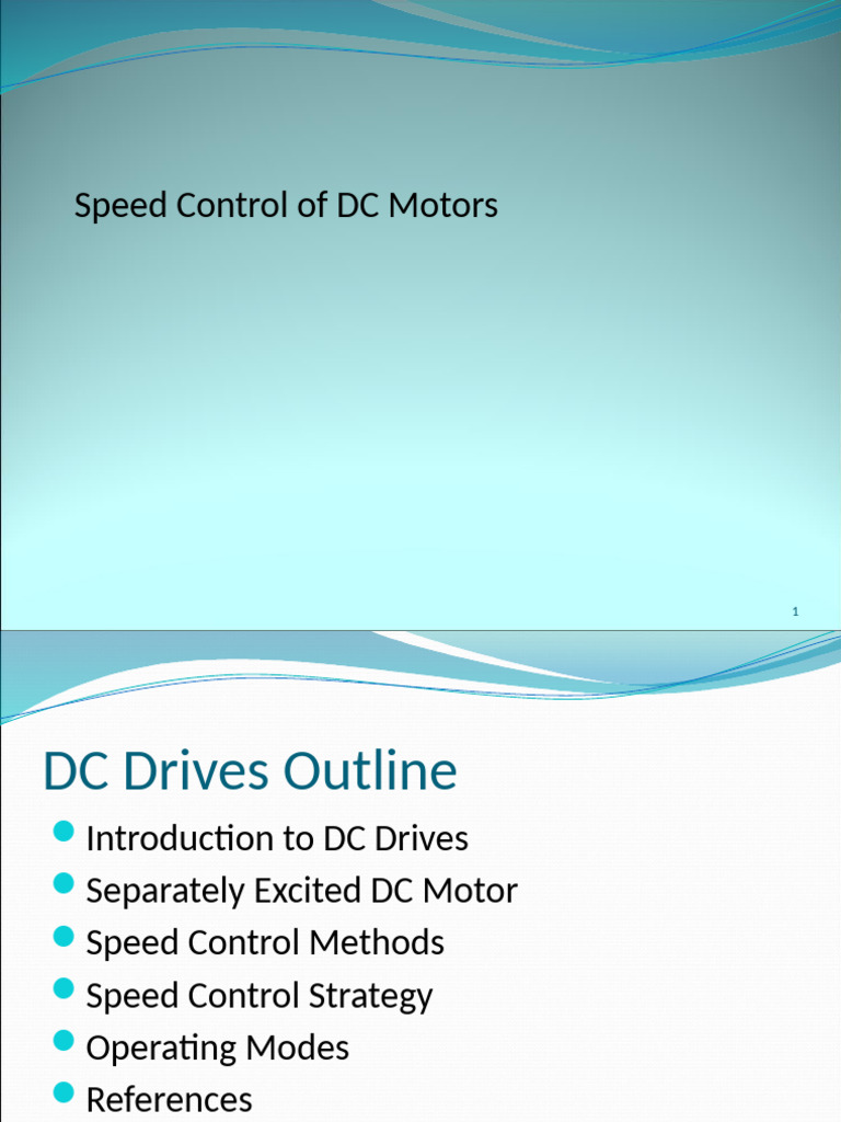 DC Motor Speed Control Techniques | PDF | Electric Motor | Electrical ...