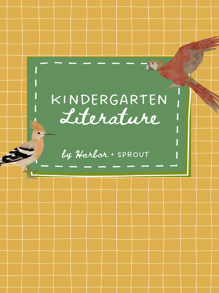 Kindergarten Literature Sample | PDF