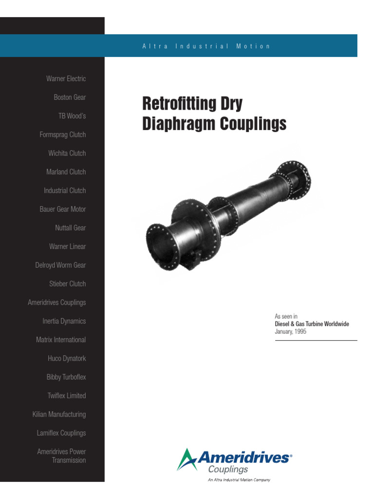 Retrofitting Coupling Diaphragm22 | PDF | Mechanical Engineering | Machines