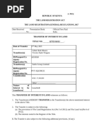 Form-LRA-33 TRANSFER | PDF | Common Law | Document