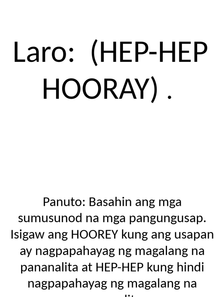 Filipino 6 Cot Tom | PDF