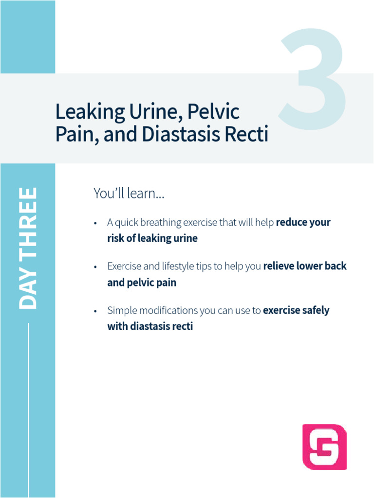 GGS_ExerciseDuringPregnancyCourse_Day3 | PDF | Pelvis | Pregnancy