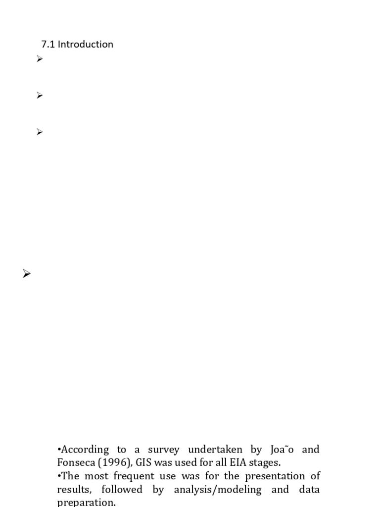 EIA-GeES 3112 Chapter 7 Application of Remote Sensing and GIS For EIA | PDF | Geographic ...