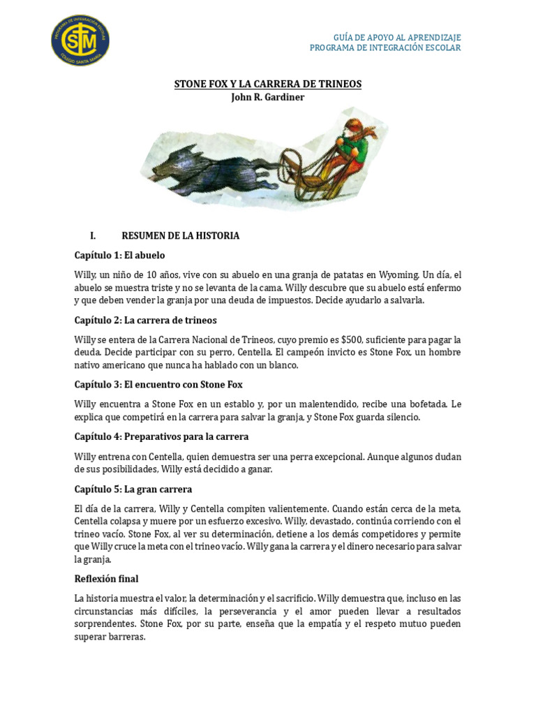 Stone Fox: Resumen y Análisis | PDF