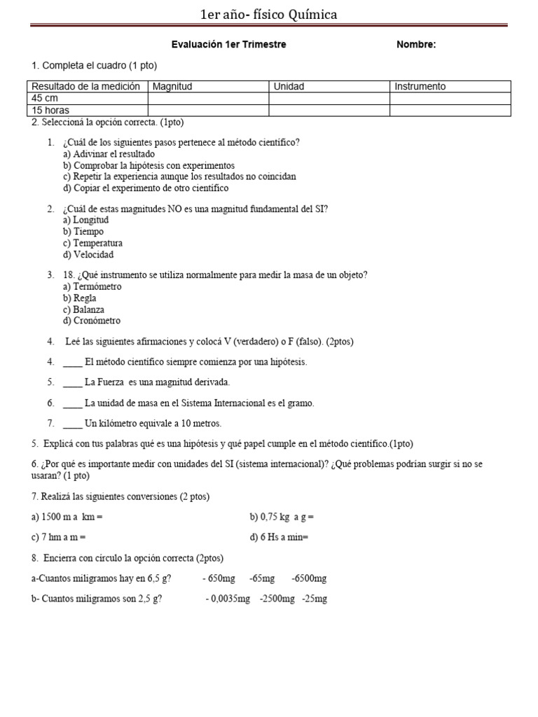Ev. 1er Trime1 | PDF