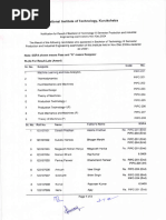 NIT KKR Result Sample | PDF | Engineering | Mechanical Engineering