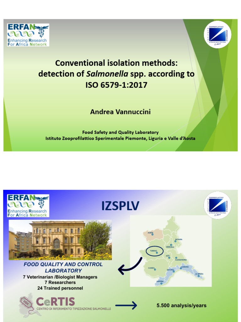 Conventional Isolation Methods. Detection of Salmonella SPP | PDF ...