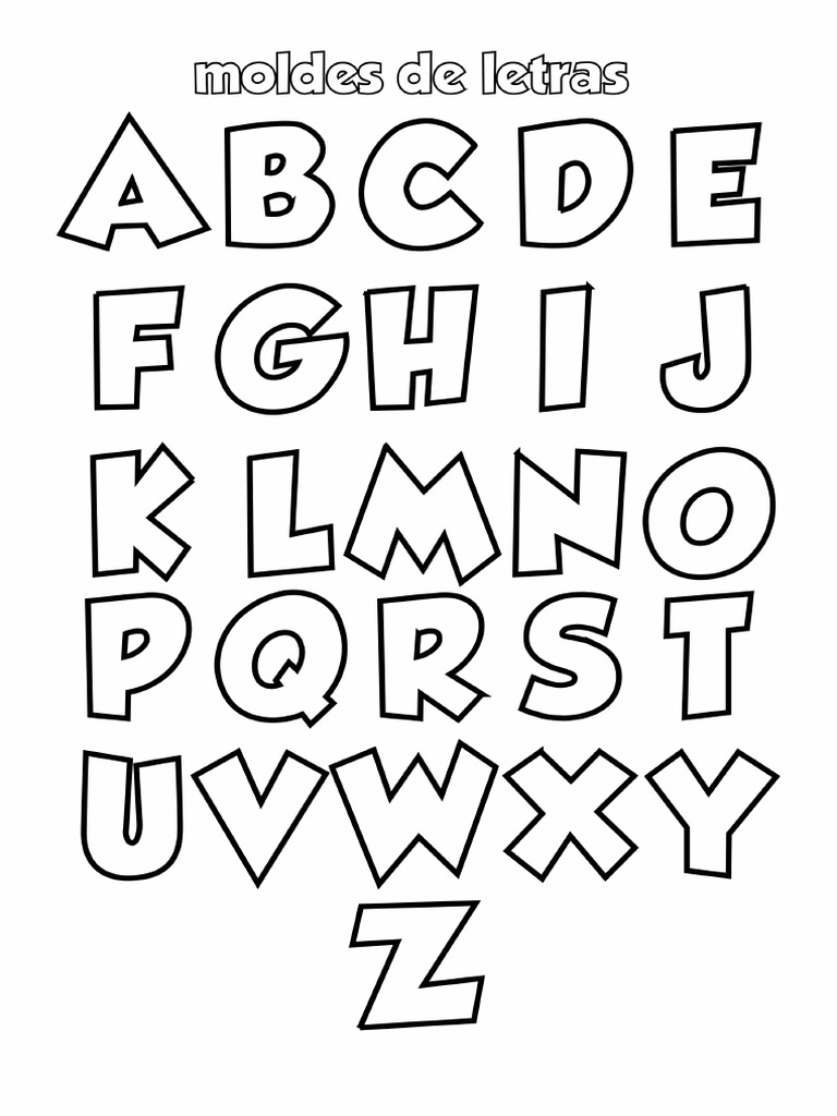 Moldes de Letras | PDF