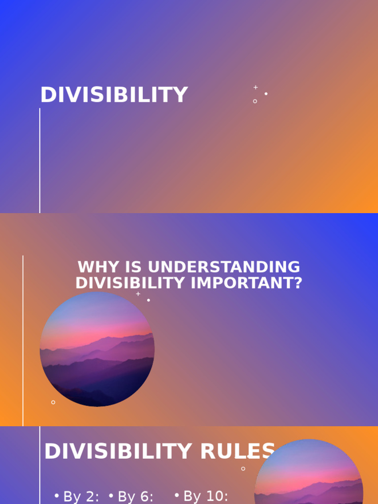 Divisibility Rules | PDF | Psychology | Cognitive Science