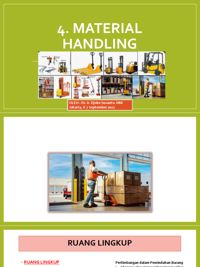 Material Handling | PDF