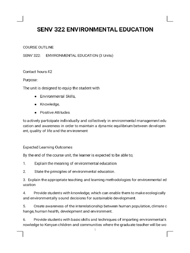 SENV 322 NEW NOTES 2022 - Phoenix | PDF