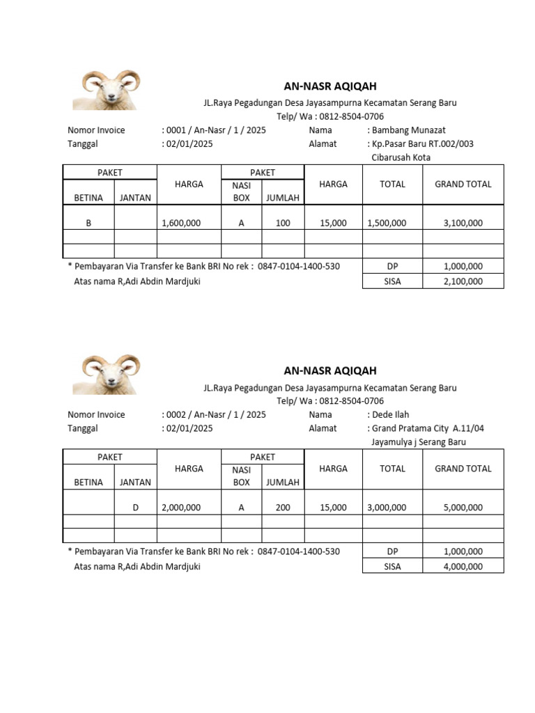 Invoice Jan2025 | PDF