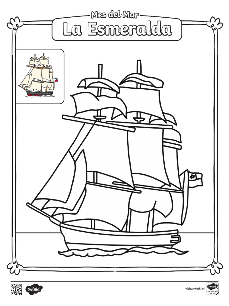 Hoja para Colorear La Esmeralda Ver 1 | PDF