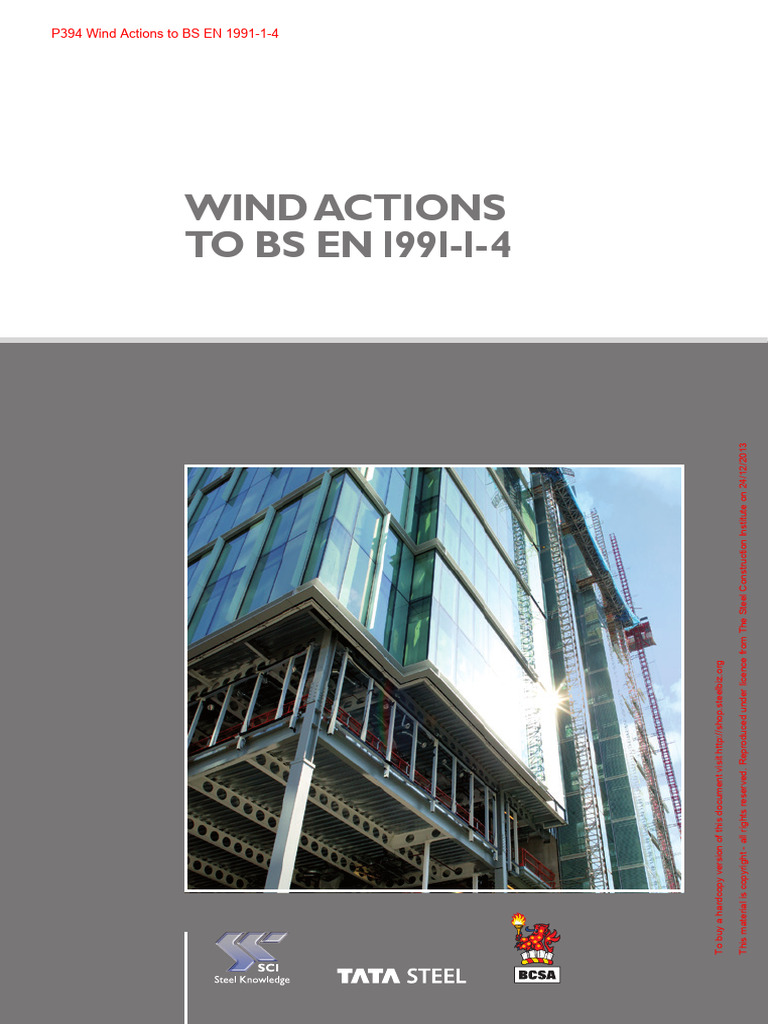 BS EN 1991-1-4 2005（中文版） | PDF | Pressure | Copyright