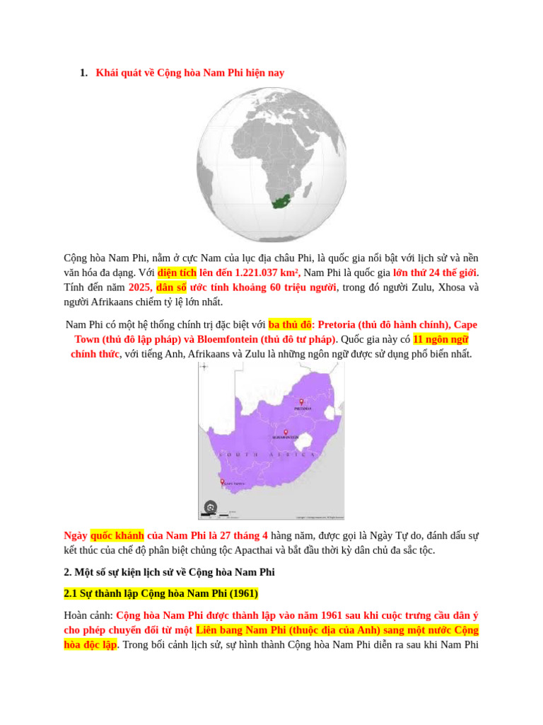 2025.CH Nam Phi | PDF