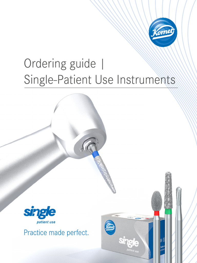 Komet Single Use Order Guide | PDF