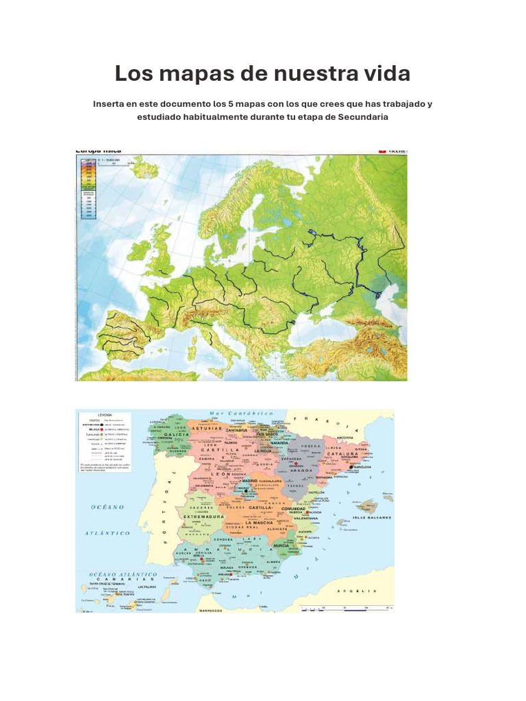 5 Mapas, | PDF