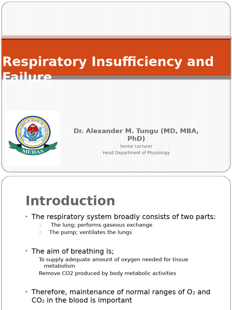 Understanding Respiratory Failure Types | PDF | Respiratory System ...
