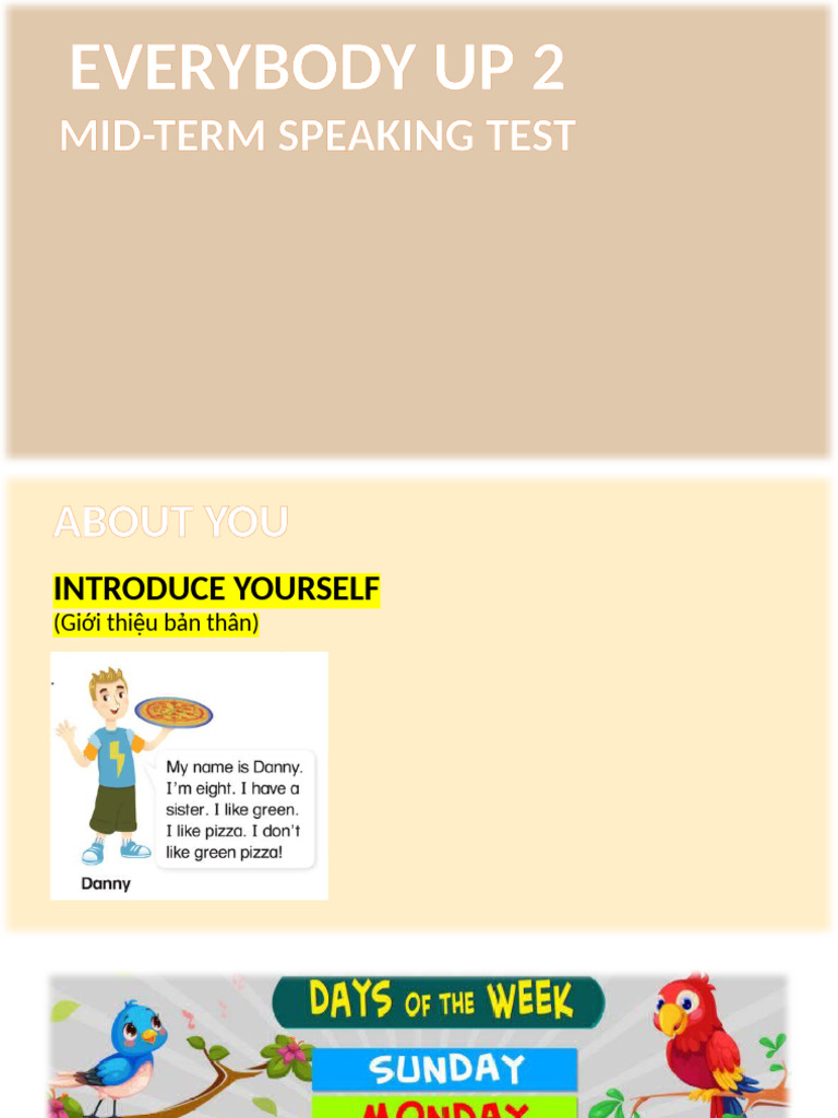 Everybody Up 2 Midterm | PDF