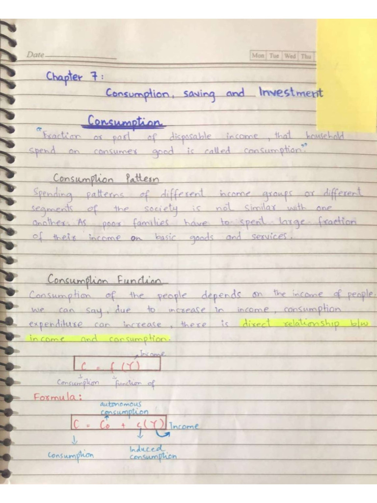 PRC CA Economics Chapter 7 | PDF