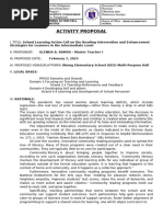LRP 8week Activities | PDF | Curriculum