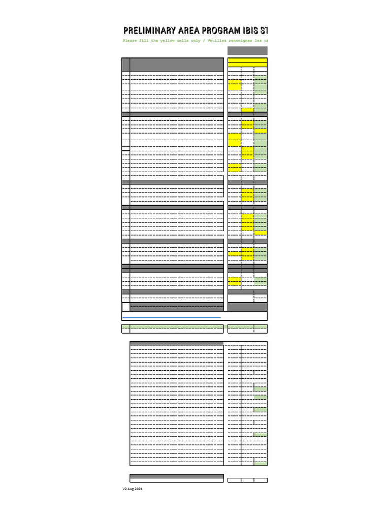 Ibis Styles Preliminary Area Program - Styles 128 Uhs | PDF | Home