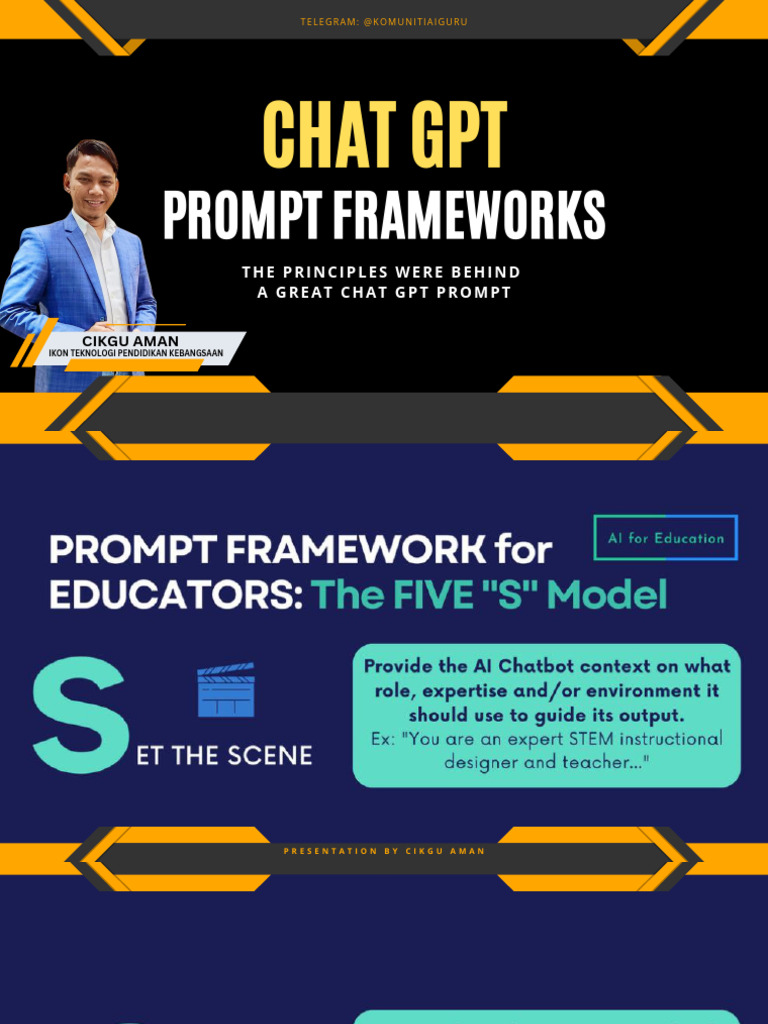 Chat GPT Prompt Frameworks | PDF