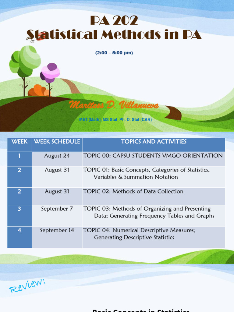 Topic 2. Methods of Collecting Data | PDF | Data | Statistics