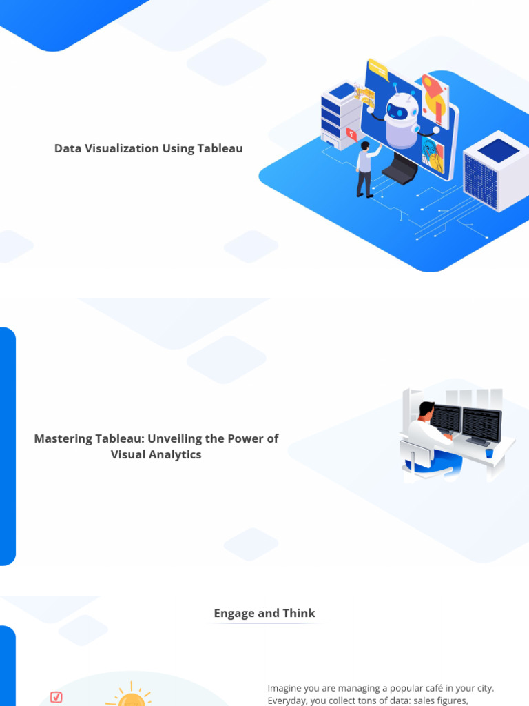 Lesson 01 Mastering Tableau Unveiling The Power of Visual Analytics | PDF | Data | Microsoft Access