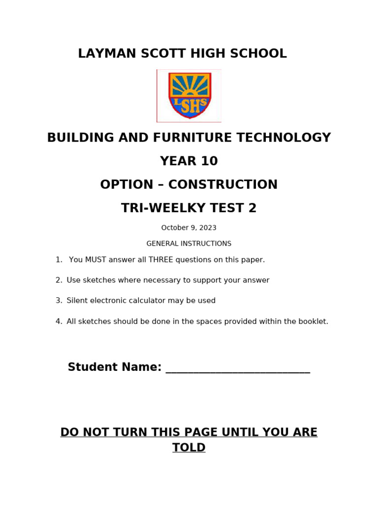 Tri-Weekly 2 Construction | PDF | Wood | Lumber