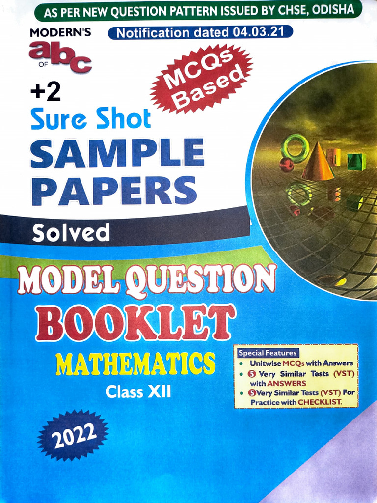 Mathematics Sample Paper | PDF | Matrix (Mathematics) | Mathematics