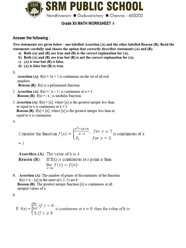 Math Worksheet Docx Pdf