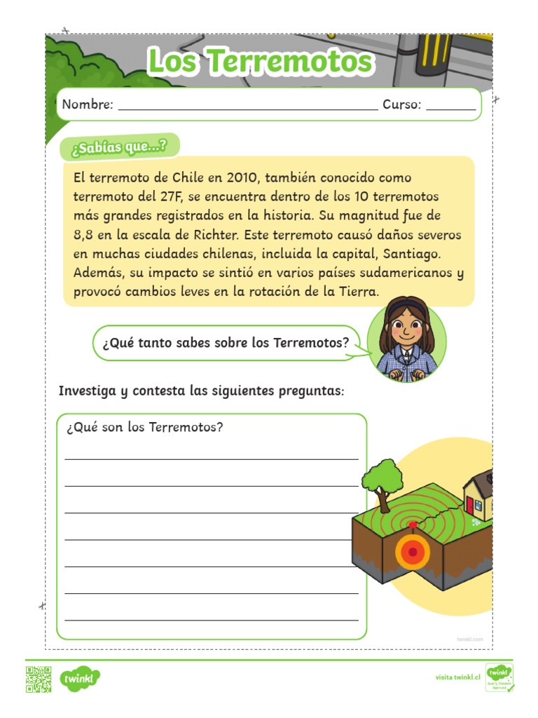 CL CN 1713389675 Guia de Trabajo Los Terremotos - Ver - 2 | PDF ...