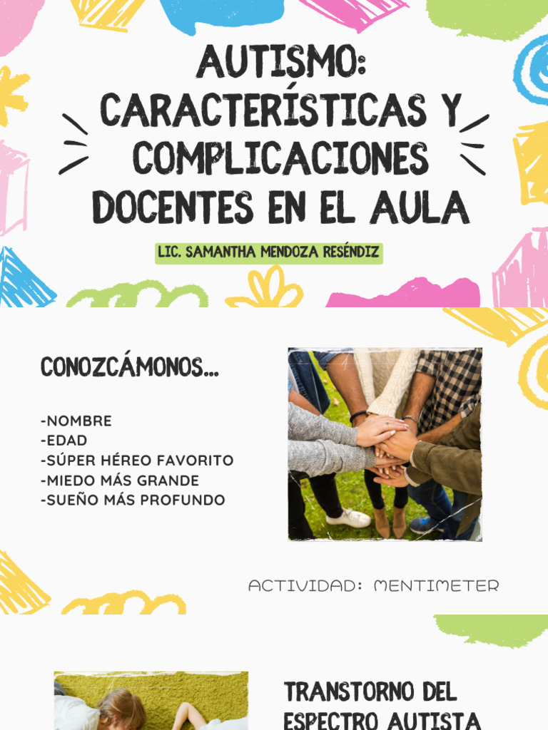 Autismo Características y Complicaciones | PDF | Autismo | Ciencia ...
