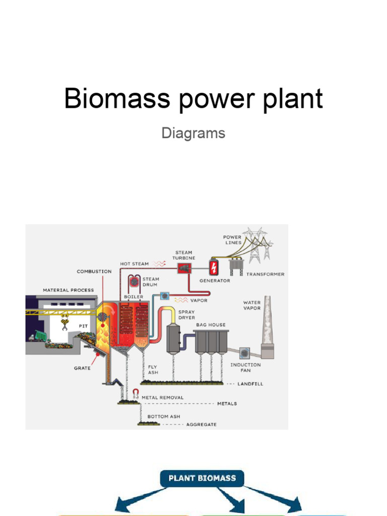 Biomass Power Plant Diagrams | PDF